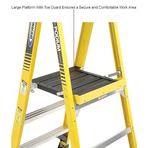 Werner 3' Type 1AA Fiberglass Podium Ladder - PD7303