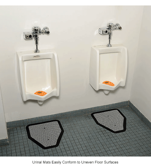 Global Industrial™ Deodorizing Urinal Mat - Mountain Breeze 6 Mats/Case