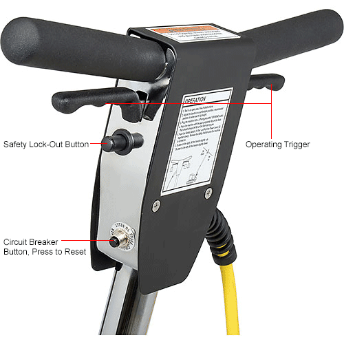 Global Industrial™ Low Speed Floor Machine, 17" Cleaning Path