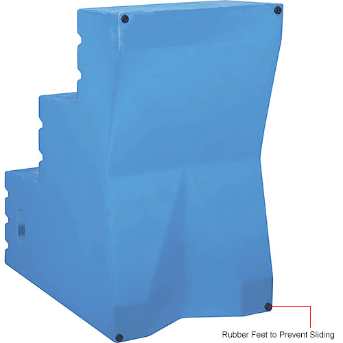 Global Industrial™ 3 Step Plastic Step Stand, 20"W x 28-1/2"L x 33-1/2 ...