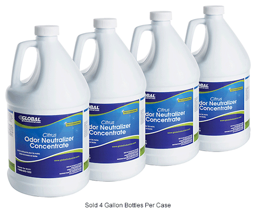 Global Industrial™ Odor Neutralizer Concentrate, Citrus - Case Of Four ...