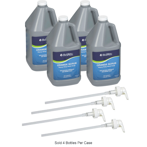 Global Industrial™ Orange Scrub Heavy Duty Hand Cleaner, Orange Scent ...