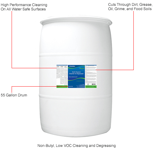 Global Industrial™ Multi-Purpose Cleaner & Degreaser, 55 Gallon Drum