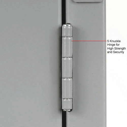 Global Industrial™ Capital® 1-Tier 3 Door Locker, 12"Wx18"Dx72"H, Gray ...