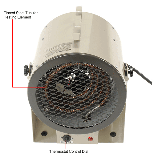 TPI Fan Forced Portable Heater HF684TC - 3000/4000W 208/240V 1 PH