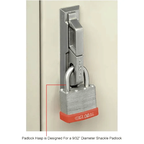 Global Industrial™ Paramount® 2-Tier 2 Door Locker, 12"Wx12"Dx36"H, Tan ...