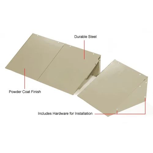 Global Industrial™ Locker Slope Top Kit 12x15 Tan