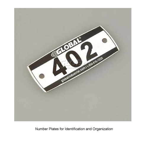 Lockers | Global Lockers | Global Industrial™ Locker Number Plate Kit ...