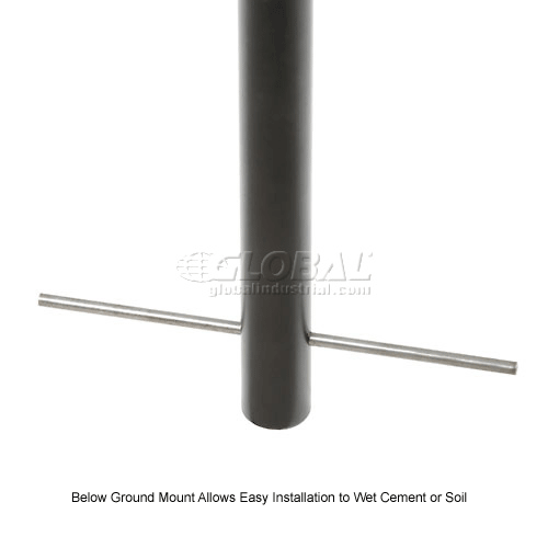 Global Industrial™ Wave Bike Rack, 5-Bike Capacity, Below Ground Mount ...