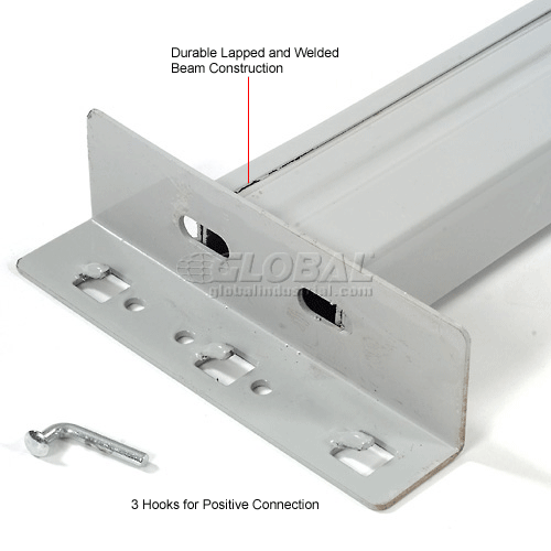 Global Industrial™ Reel Rack Add-On Unit 48"W x 36"D x 96"H