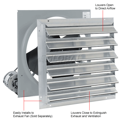 Exhaust Fans & Ventilation | Exhaust Fans - Shutter & Guard Mount | TPI ...