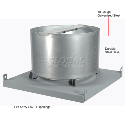 Exhaust Fans & Ventilation | Roof Ventilators | 48 Inch 7-1/2 Hp Roof ...