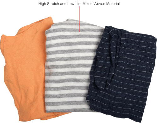 Global Industrial™ Recycled Mixed Color Cut Rags, 50 Lb. Box