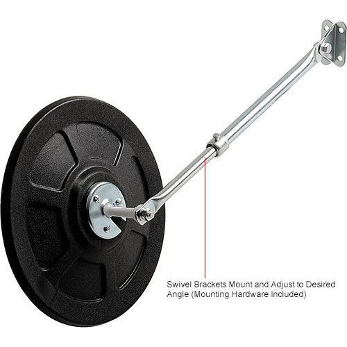 Global Industrial™ Round Glass Convex Mirror, Indoor, 12" Dia., 160 ...