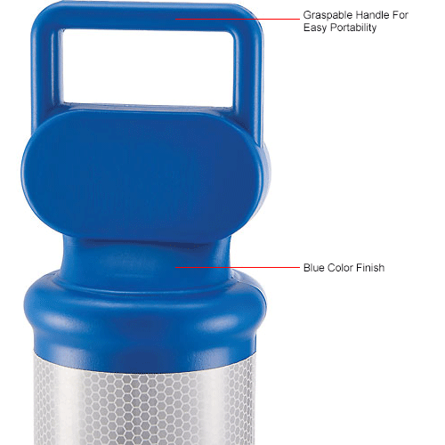 Global Industrial™ Portable Reflective Delineator Post with Square Base ...