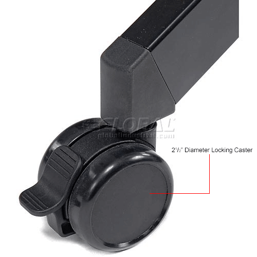 Interion® Flip-Top Training Table, 48"L x 24"W, Cherry