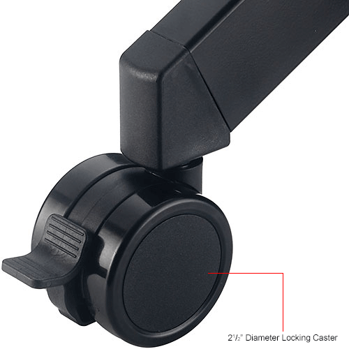 Interion® Flip-Top Training Table, 60"L x 24"W, Walnut