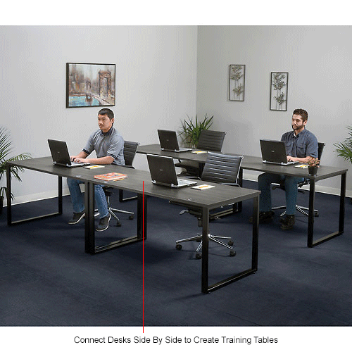 Interion® Open Plan Standing Height Desk - 60"W x 30"D x 40"H ...