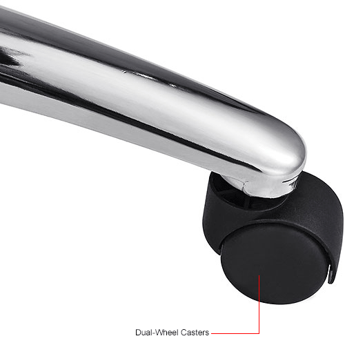 Interion® Office Chair With Lumbar Support, High Back & Fixed Arms ...