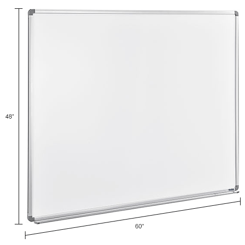 Global Industrial™ Magnetic Whiteboard - 60 x 48 - Steel Surface