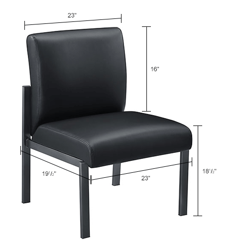 Reception Room Armless Chairs