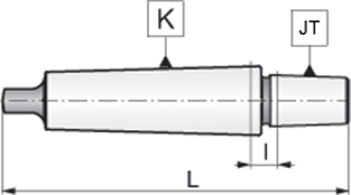 Import Drill Chuck Arbor, MT3 to JT2