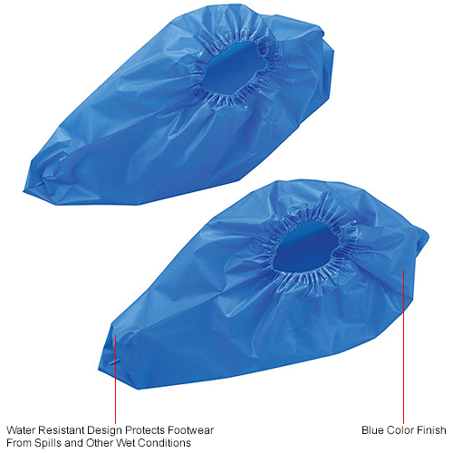 Global Industrial™ Water Resistant Disposable Shoe Covers, Size 12-15 ...
