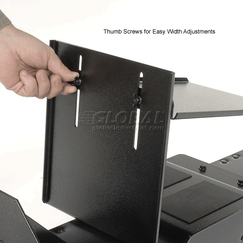 Global Industrial™ Computer CPU/UPS/Power Supply Holder - Black