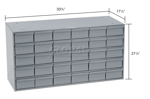 Durham Steel Storage Parts Drawer Cabinet 035-95 - 30 Drawers