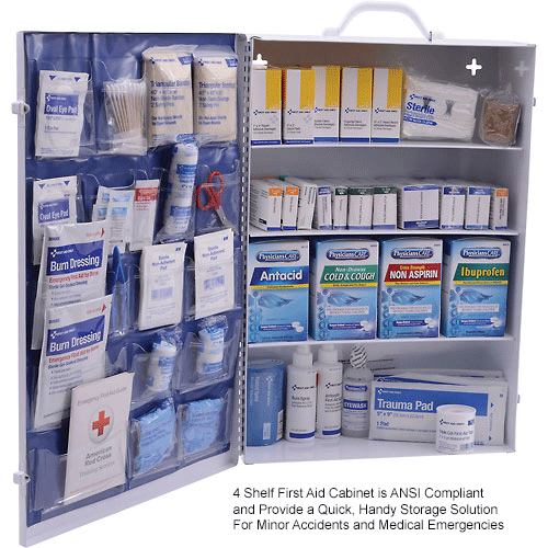 Global Industrial™ First Aid Kit, 100-150 Person, 2015 ANSI Compliant ...