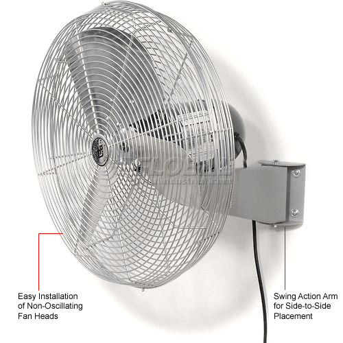 TPI 24" Wall Fan Mount ACM-W 1/4HP 8000CFM