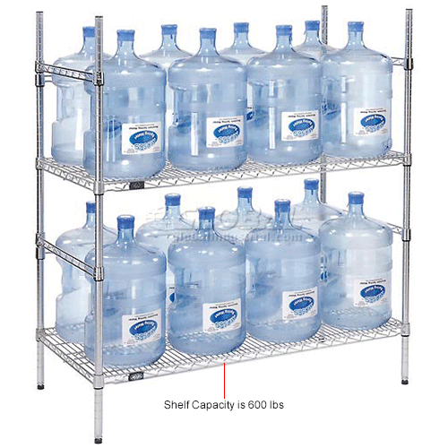 5 Gallon Water Bottle Storage Rack, 16 Bottle Capacity | 797087 ...