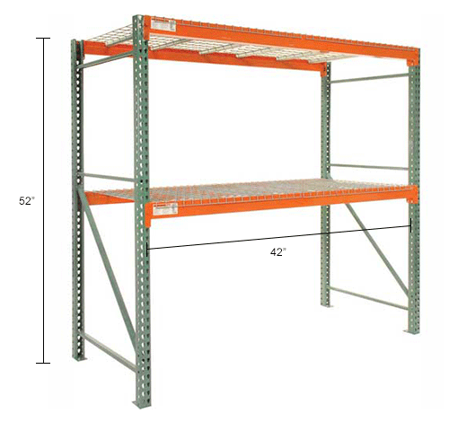 Global Industrial™ Pallet Rack Wire Decking, 52"W x 42"D (2700 lbs cap ...