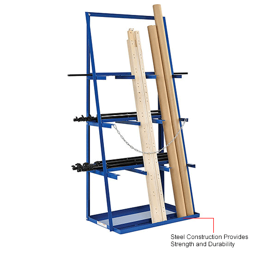 Global Industrial™ Vertical Bar Rack 39"W x 24"D x 84"H, 3000 Lb Capacity