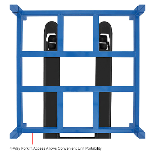 Global Industrial™ Portable Stack Rack 48"W X 48"D X 48"H | 798922 ...