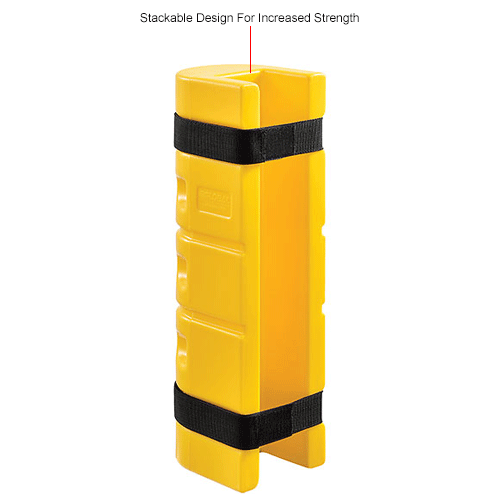 Global Industrial™ Rack Protector, 3" x 3" Opening, 18"H, Yellow ...