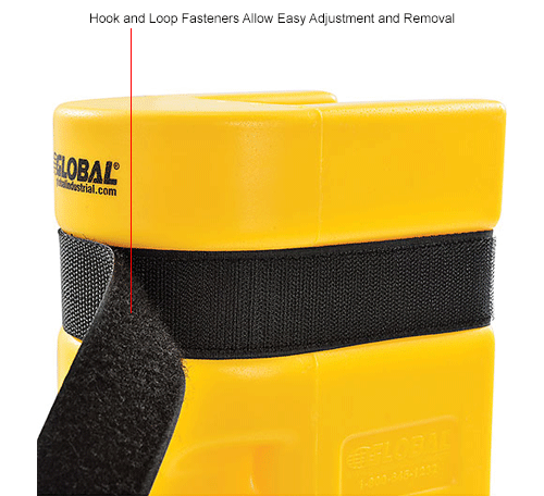 Global Industrial™ Rack Protector, Rack End Mounting, 3" x 3" Opening ...