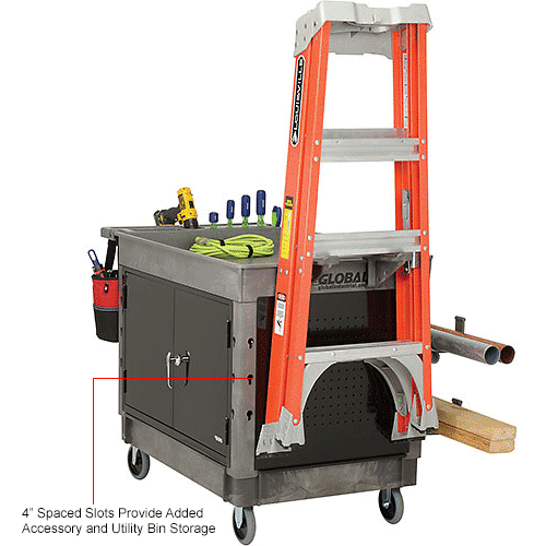 Trucks & Carts | Tool/Maintenance Carts | Industrial Strength Plastic 2 ...