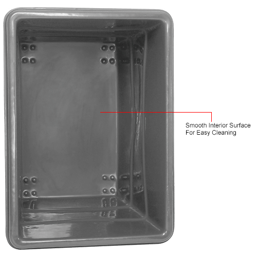 Global Industrial™ Plastic Bulk Box Truck, 16 Bushel, Steel Chassis ...