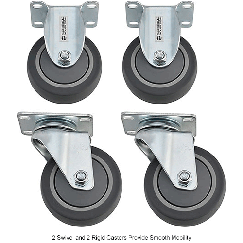 4" - Box Truck Caster Replacement Kit