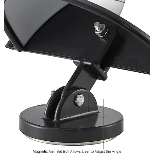 Global Industrial™ Forklift Anti-Blind Spot Mirror w/ Magnetic Mount, 9"L