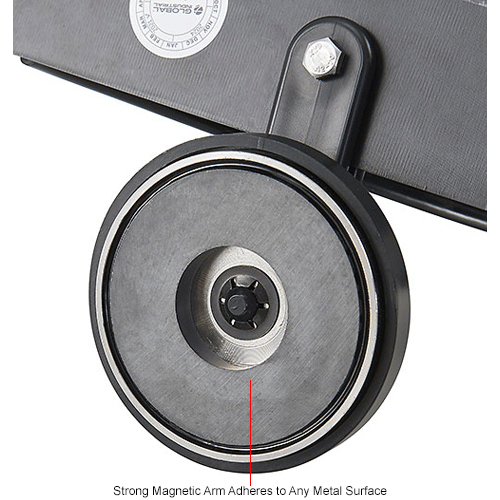 Global Industrial™ Forklift Anti-Blind Spot Mirror w/ Magnetic Mount, 9"L