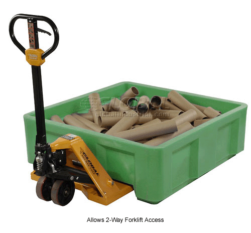 Dandux Forkliftable Single Wall Skid Bulk Container 51-2141GREEN - 48 ...