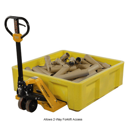 Dandux Forkliftable Single Wall Skid Bulk Container 512165Y - 36" x 20 ...