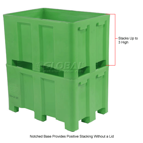 Dandux Forkliftable Double Wall Skid Bulk Container 512110E - 36" x 26 ...