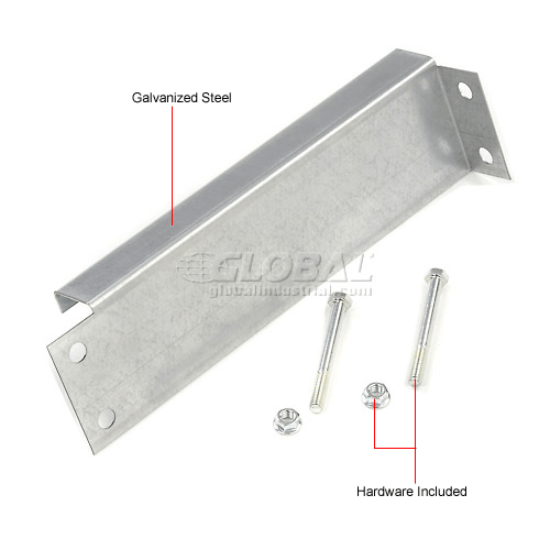 Husky Rack & Wire Pallet Rack Wall Bracket - 6"D