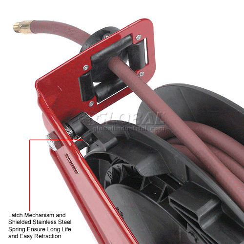 Reelcraft RT835-OLP 1/2"x 35' 300 PSI Medium Duty Low Pressure Spring ...