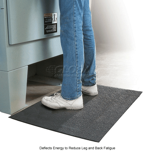 Apache Mills Soft Foot™ Anti Fatigue Mat 5/8" Thick 2' x 3' Black