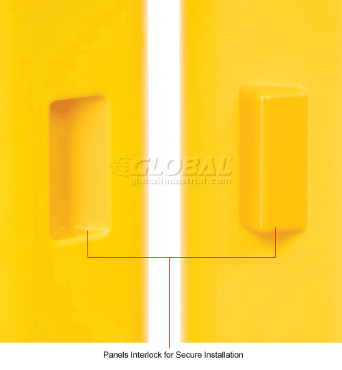 Eagle Column Protector, 12" Column Opening Yellow, 1712