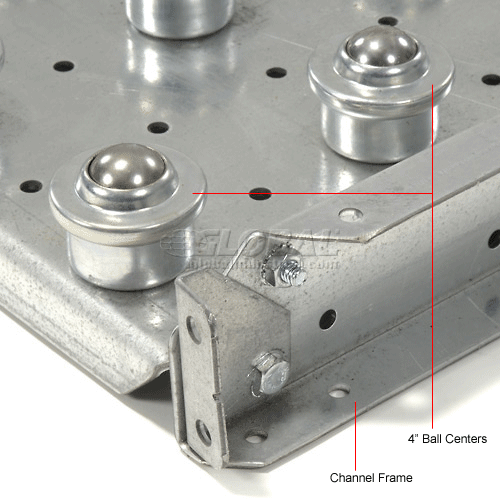 Omni Metalcraft Ball Transfer Table with 4" Centers 2240 Lb. Capacity ...
